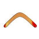 Blue Angel "Space" Boomerang! RH - Boomerangs.com