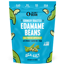 The Only Bean - Crunchy Roasted Edamame Beans (Variety) - Keto Snack,