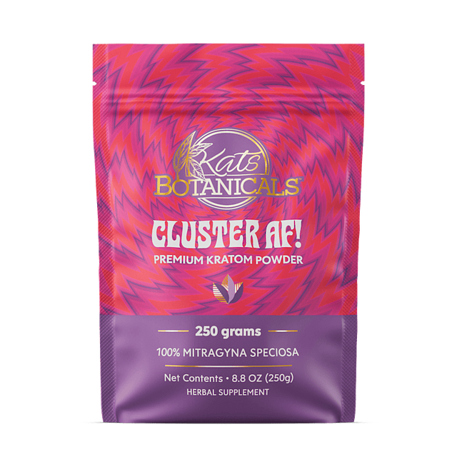 Cluster AF! Trainwreck Kratom Powder - Kats Botanicals
