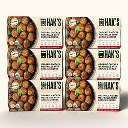 Organic Chicken Meatballs - Garlic Herb – Hak's Food Official Store