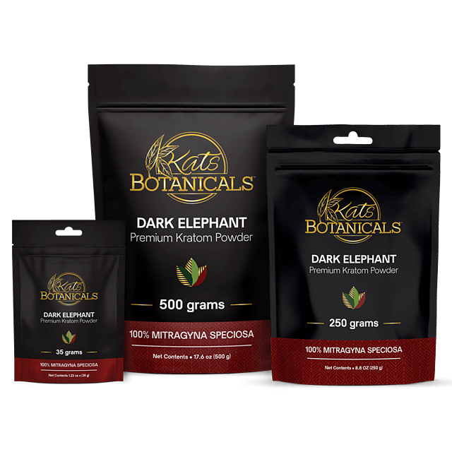 Dark Elephant Kratom Powder - Kats Botanicals