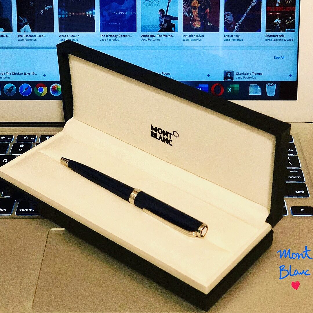 Montblanc Pix Blue Ballpoint Pen 132288 4017941786951 - Fine Pens ...