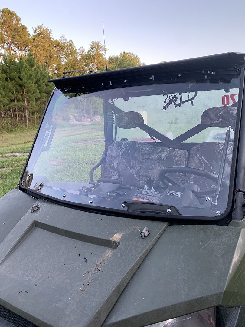 Polaris Ranger XP 900 Scratch Resistant Flip Windshield | SuperATV