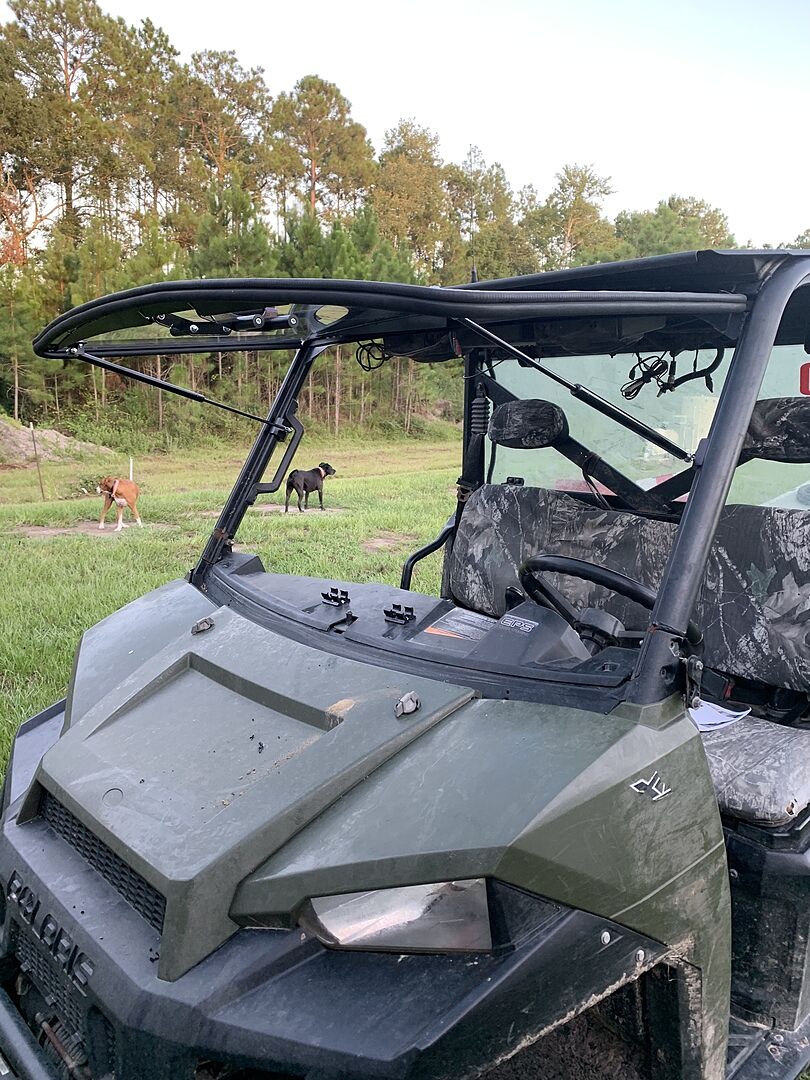 Polaris Ranger XP 900 Scratch Resistant Flip Windshield | SuperATV