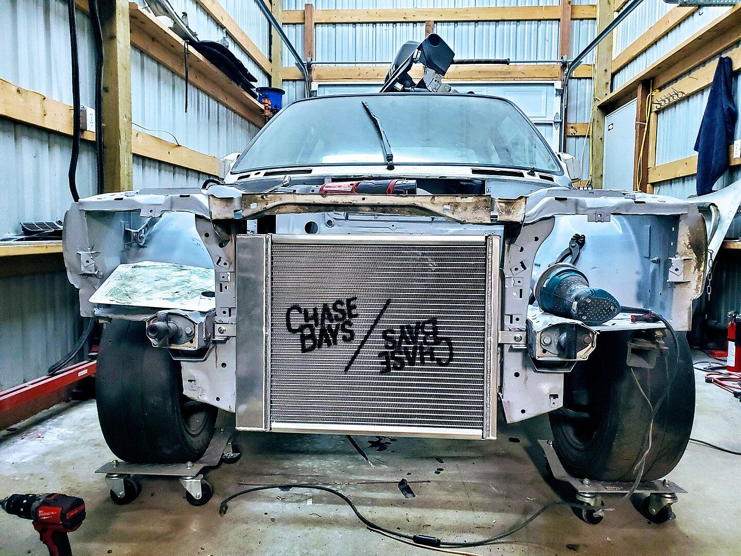 Chase Bays Tucked Aluminum Radiator - BMW E30 / E36 / E46