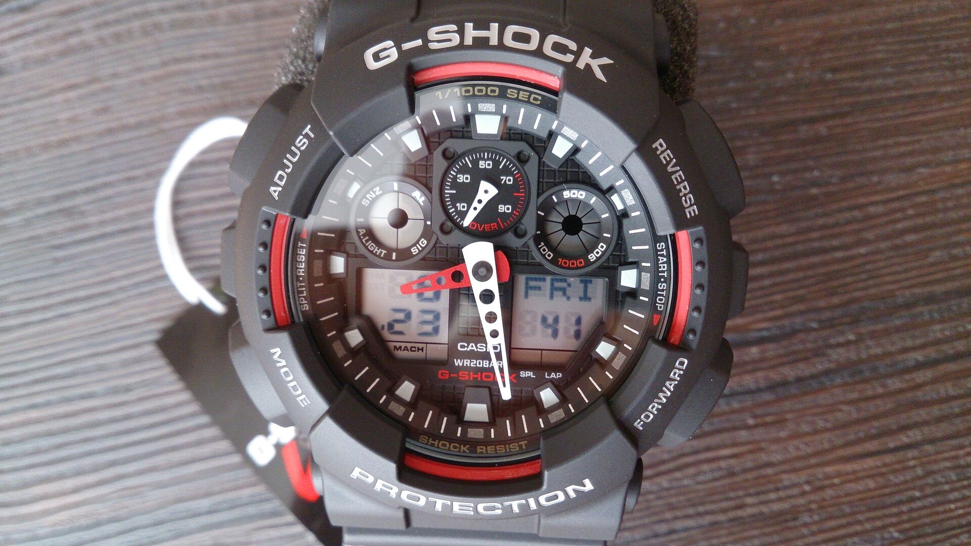 Casio G-Shock Black Resin Strap Men's Watch GA100-1A4 079767443924 ...