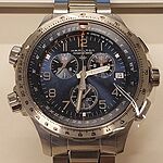 Hamilton Khaki X-Wind Quartz Blue Dial Men's Watch H77922141 ...