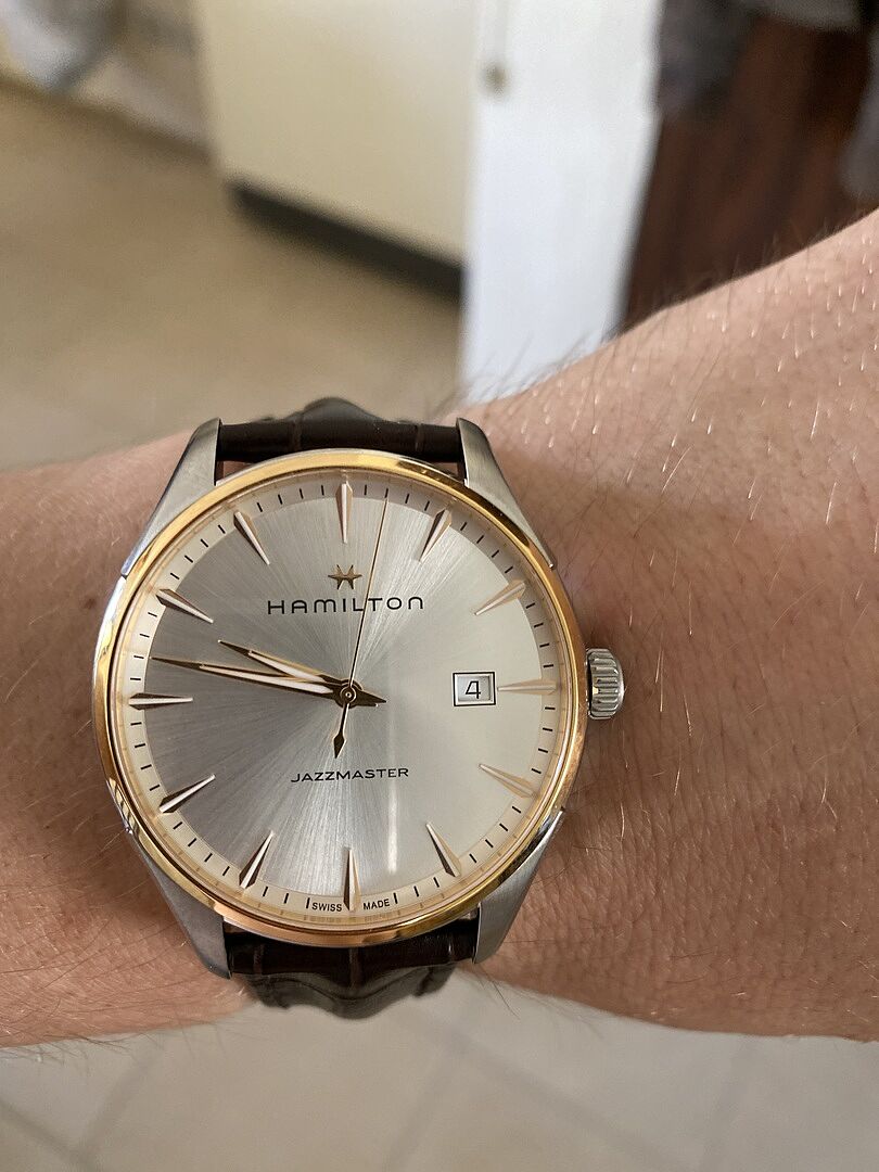 Hamilton Jazzmaster Gent Silver Dial Men's Watch H32441551 ...
