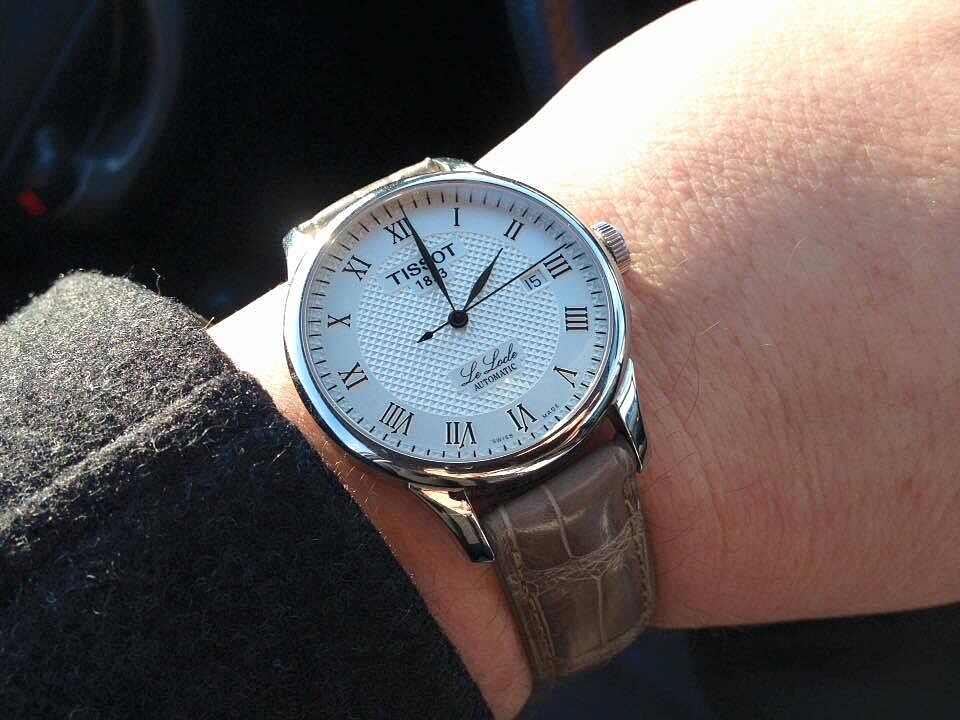 Hadley Roma 19 MM Taupe Grey Alligator Leather 19AAT6TM 842047129814 ...