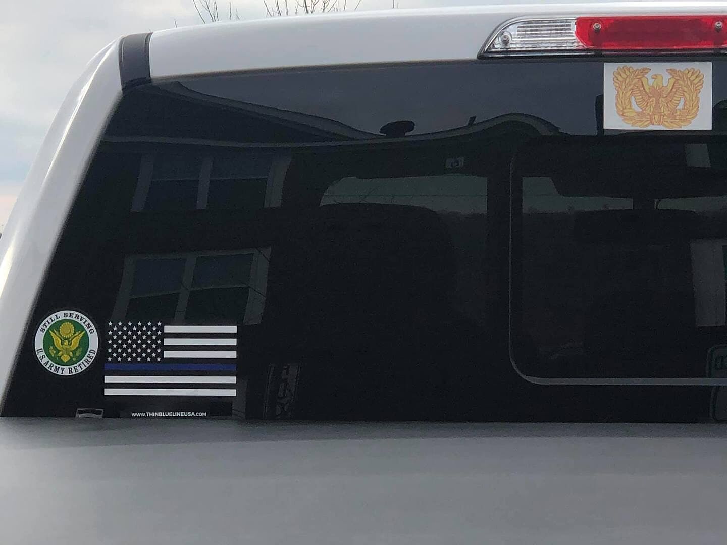 Thin Blue Line American Flag Sticker - Thin Blue Line USA