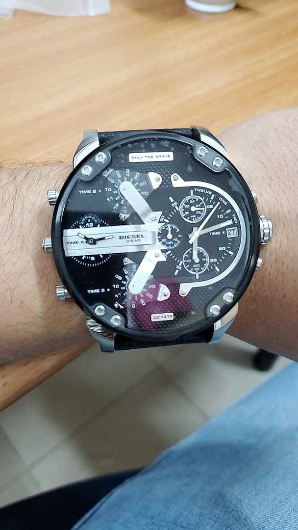 Diesel Mr. Daddy 2.0 Black Dial Men's Chronograph Watch DZ7313 ...