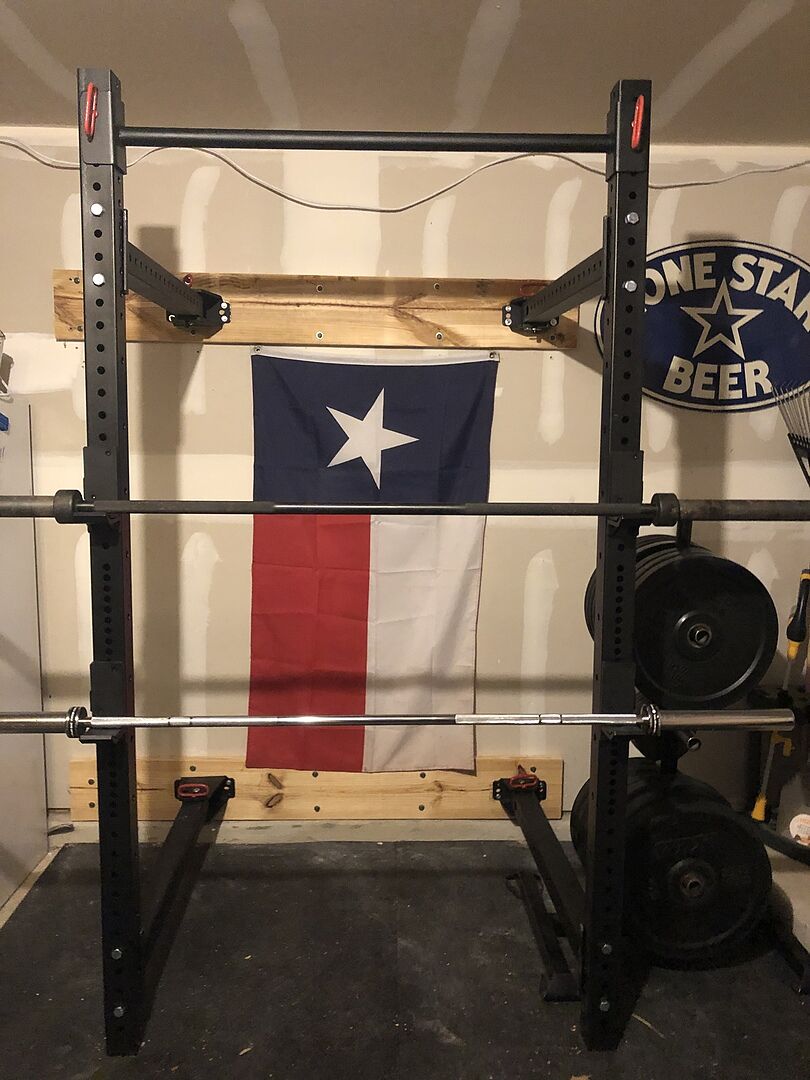 41" Fold Back Wall Mounted X-3 Power Rack