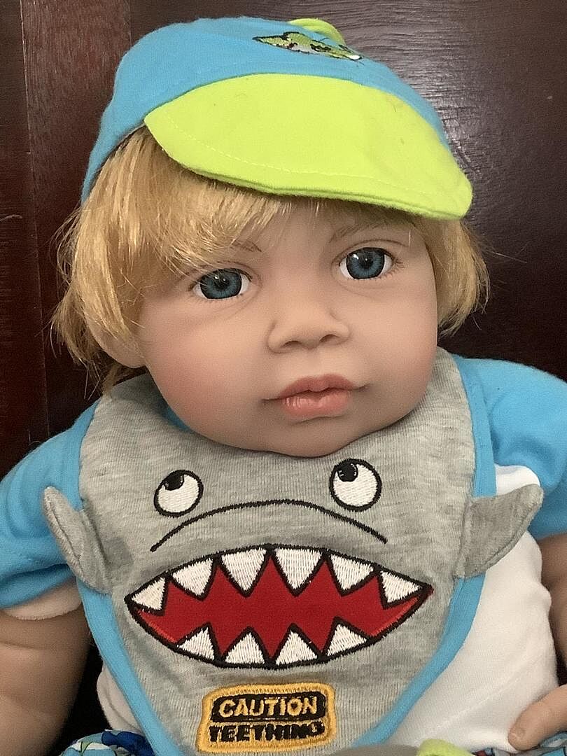 Paradise Galleries Toddler Baby Doll That Looks Real - Sharkey