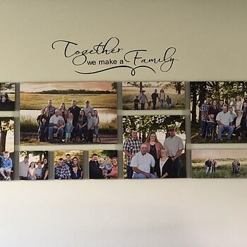 Family Photo Wall Collage