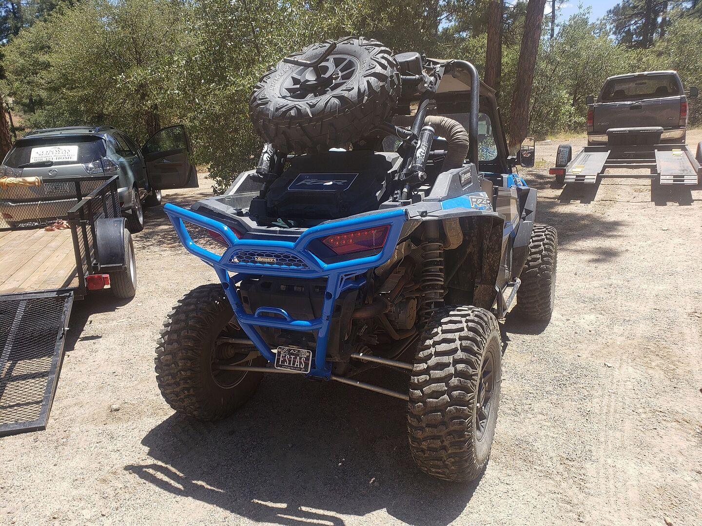 Polaris RZR XP Turbo Rear Bumper | SuperATV