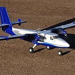 E-flite Twin Otter 1.2m BNF Basic with AS3X and SAFE, includes Floats ...
