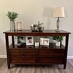 Warm Shaker Console Sofa Table – Simpli Home