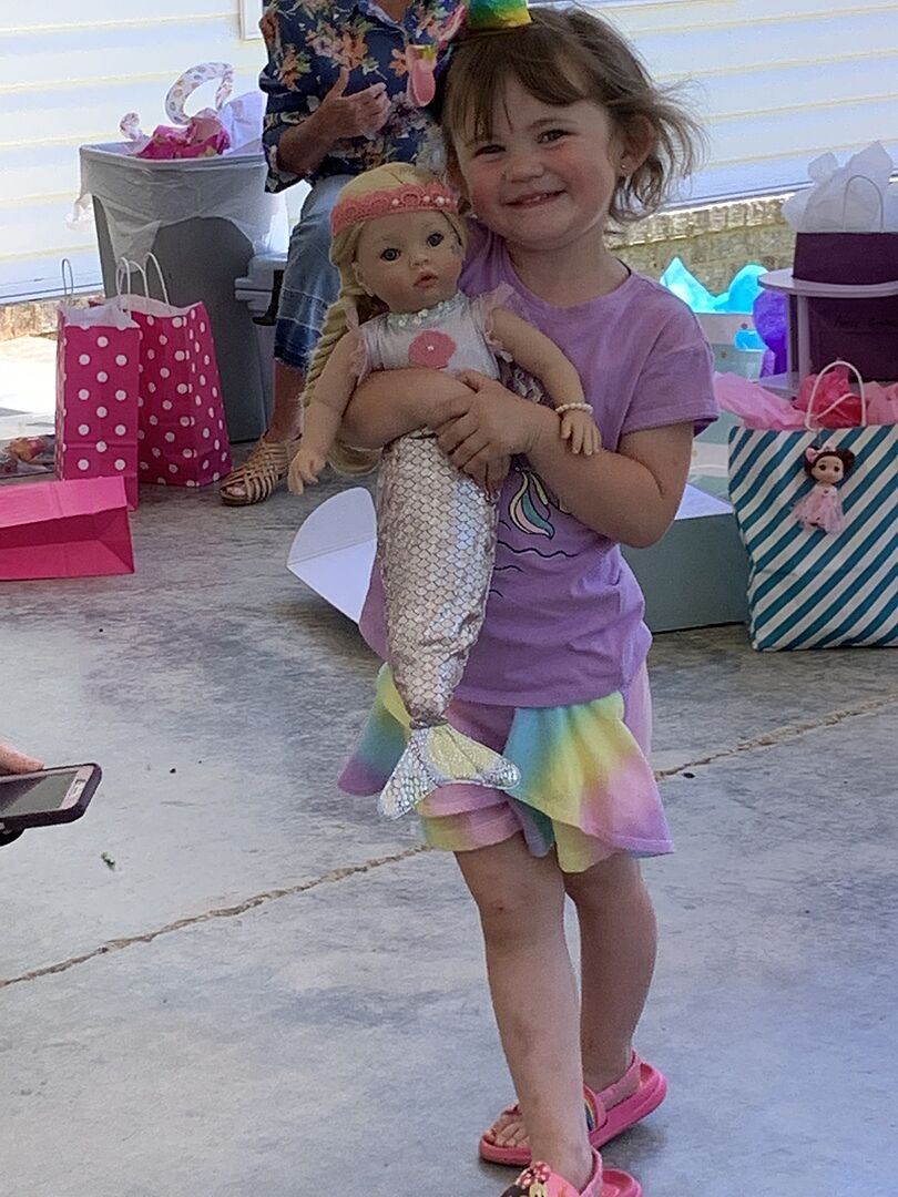 Paradise Galleries Reborn Mermaid Doll - 16" Pearl Little Mermaid