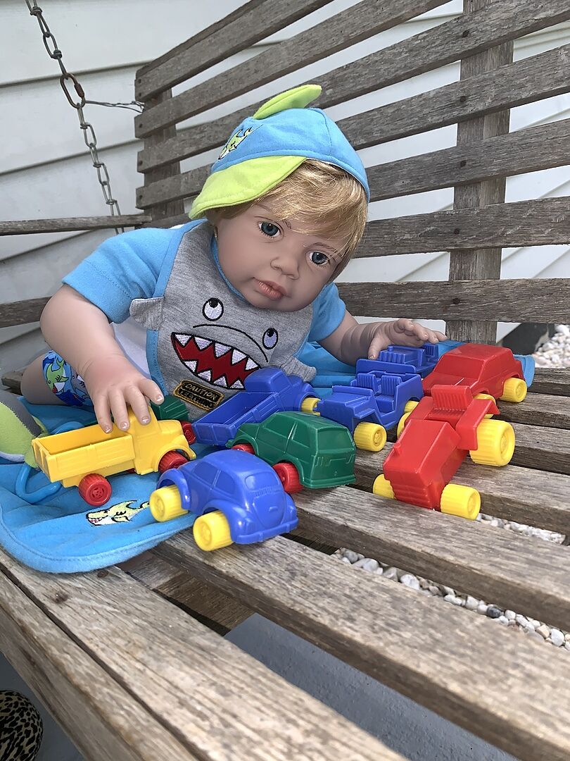 Paradise Galleries Toddler Baby Doll That Looks Real - Sharkey