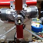DLE Engines DLE-40 40cc Twin Gas with Electronic Ignition and Muffler ...