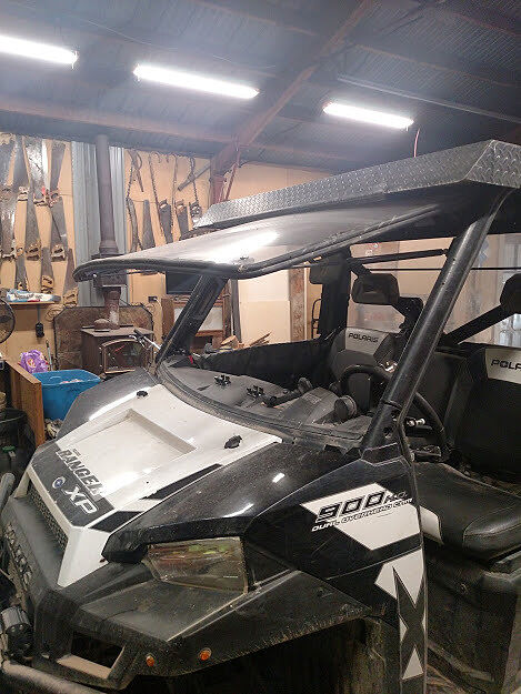 Polaris Ranger XP 900 Scratch Resistant Flip Windshield | SuperATV