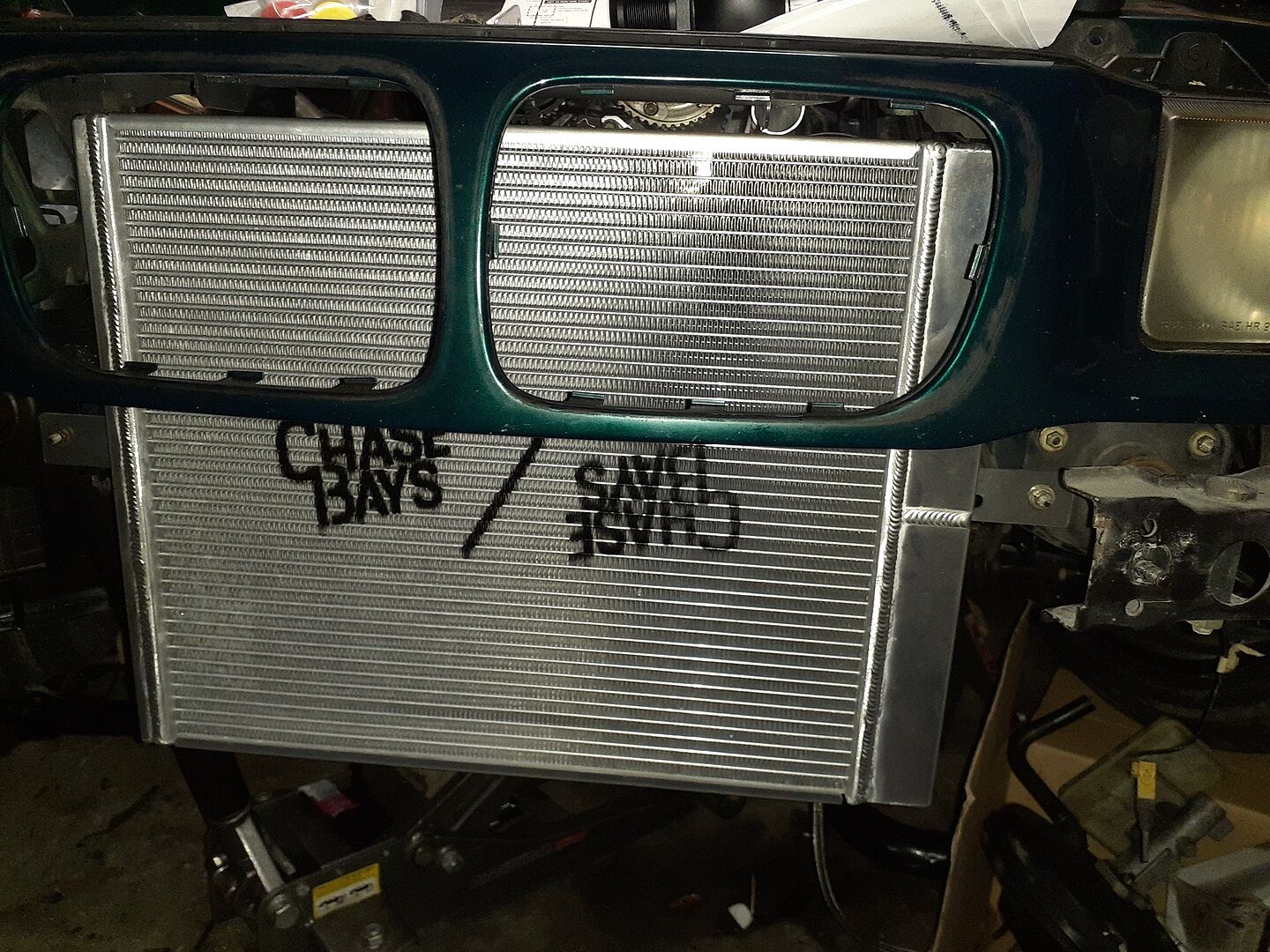 Chase Bays Tucked Aluminum Radiator - BMW E30 / E36 / E46