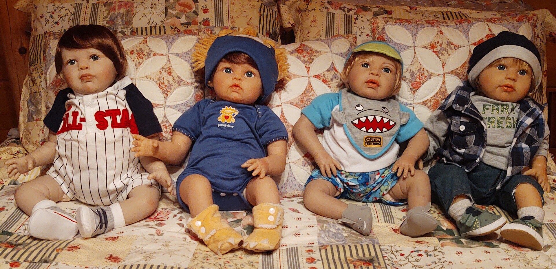 Paradise Galleries Toddler Baby Doll That Looks Real - Sharkey