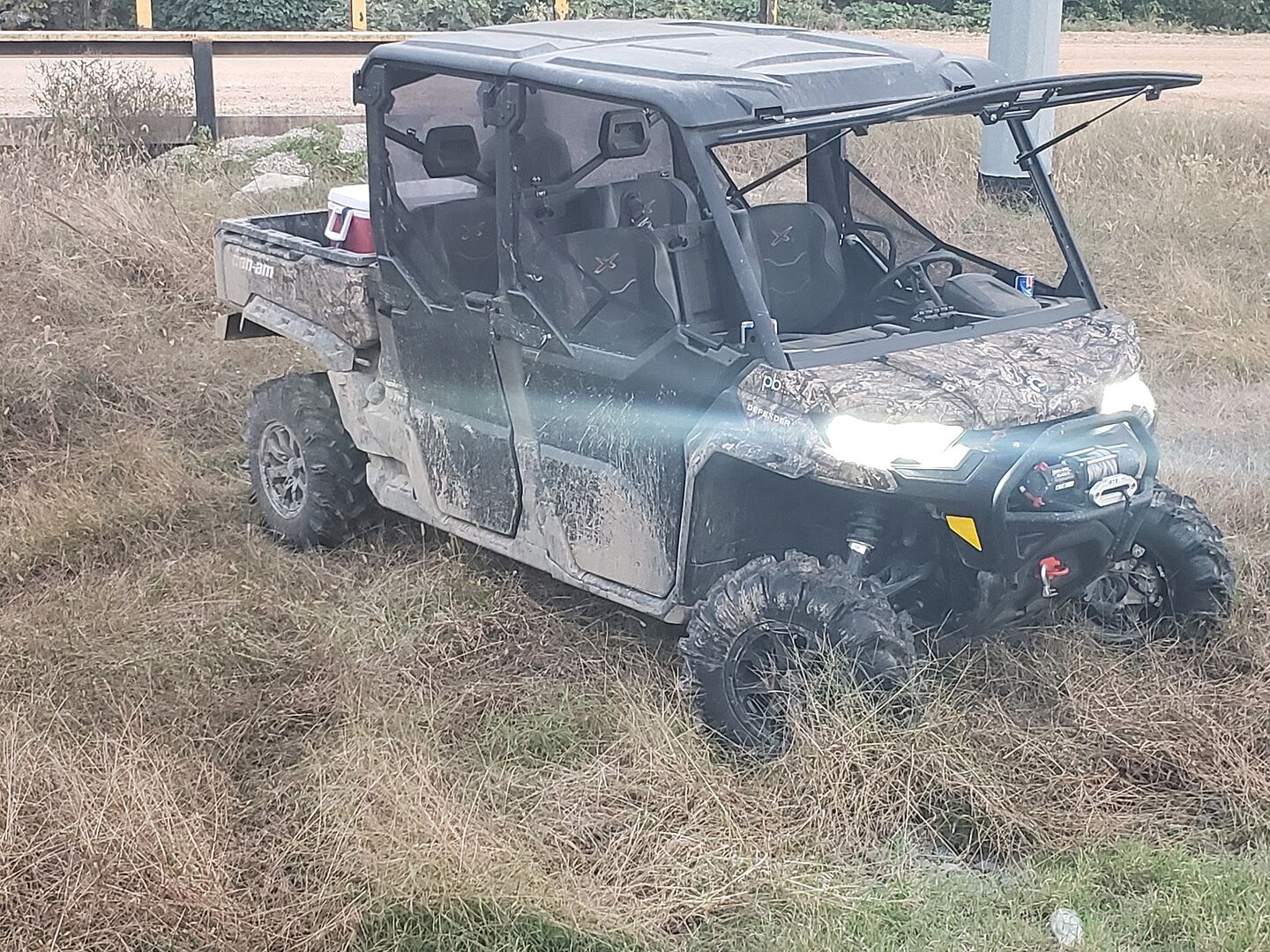 Can-Am Defender Scratch Resistant Flip Windshield | SuperATV