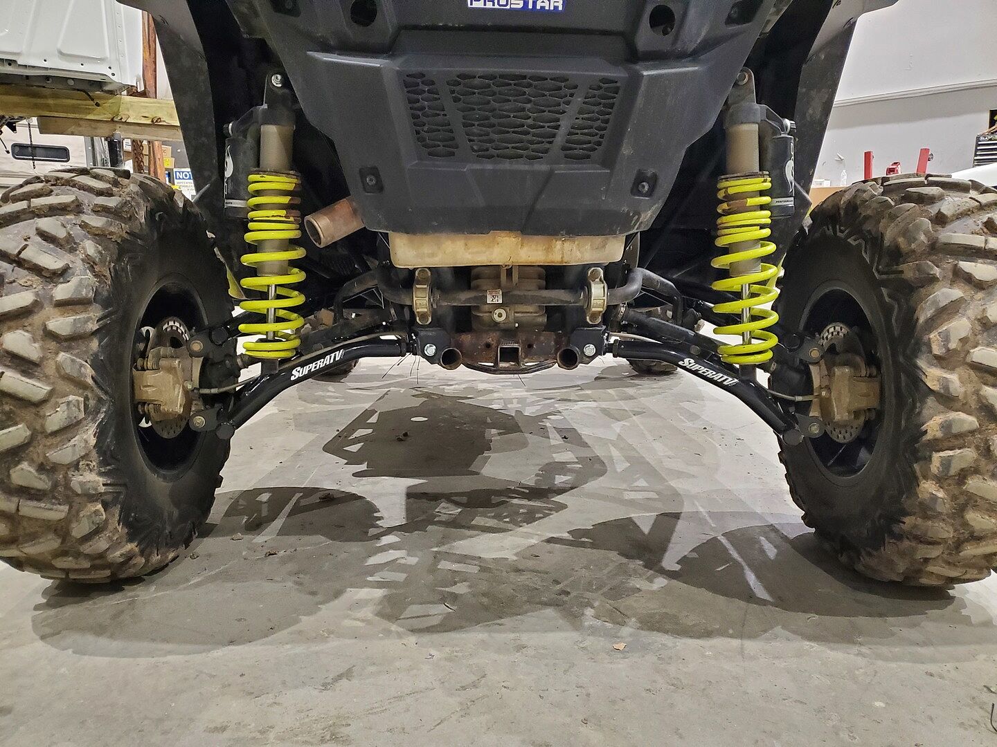 Polaris RZR S 900 High Clearance 1.5" Rear Offset A-Arms | SuperATV