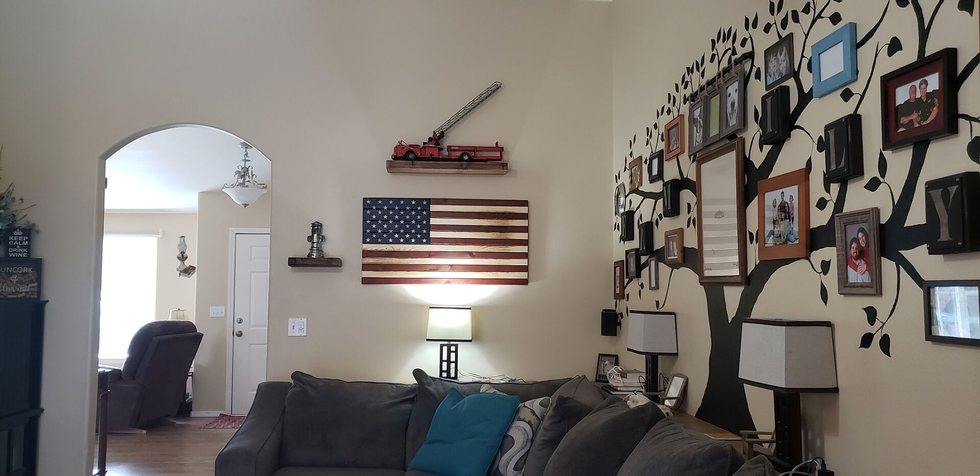 Wooden American Flag