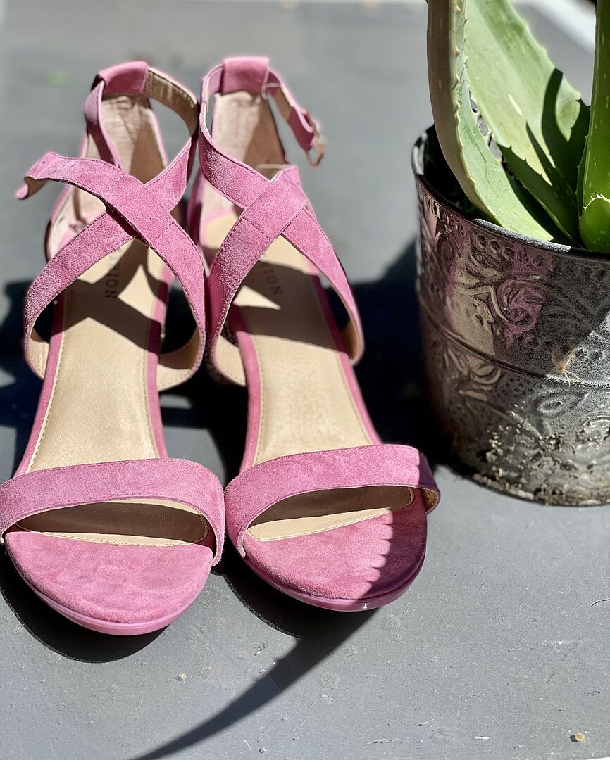 The Sandal - Latte Leather + Block Heel Kit 4 Latte