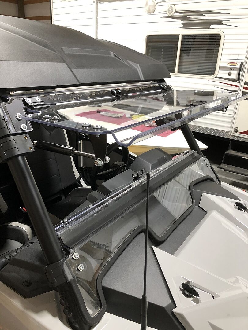 Polaris RZR Trail S 1000 Scratch-Resistant Flip Windshield | SuperATV