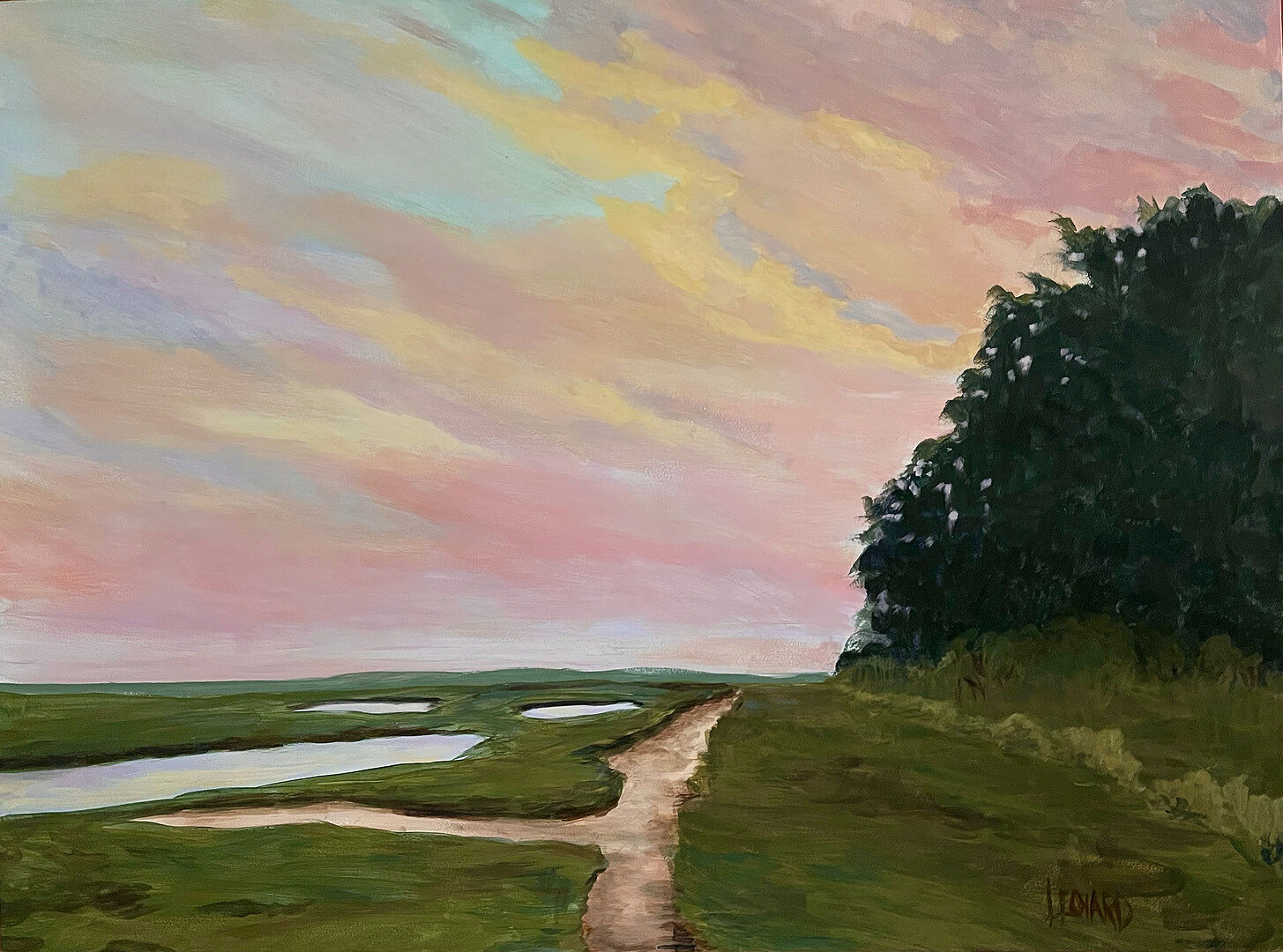 SET 125. OILS & ACRYLIC - IVORY