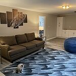 TIE Fighter Houndstooth Blue Rug