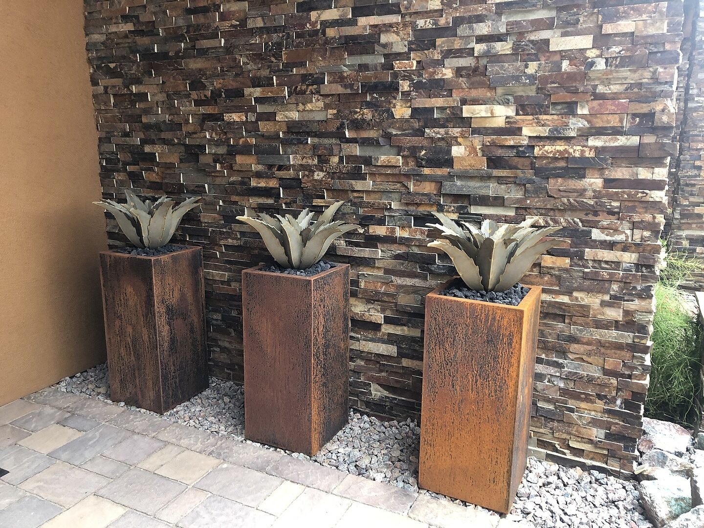 Americana Agave | Metal Landscape Art | Desert Steel
