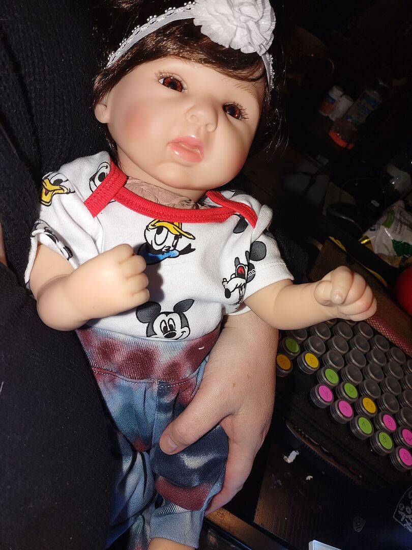 Paradise Galleries Realistic Baby Doll Tall Dreams Ensemble, 19"