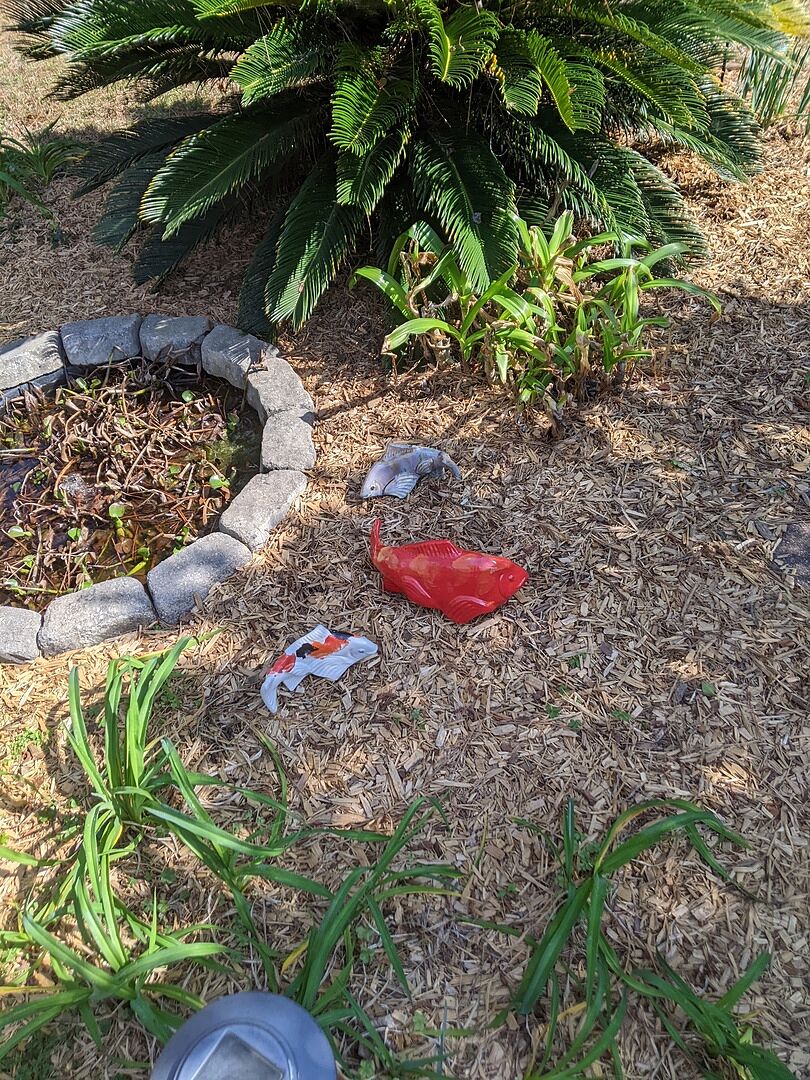 Ceramic Garden Trout | Fish Art | Fish in the Garden