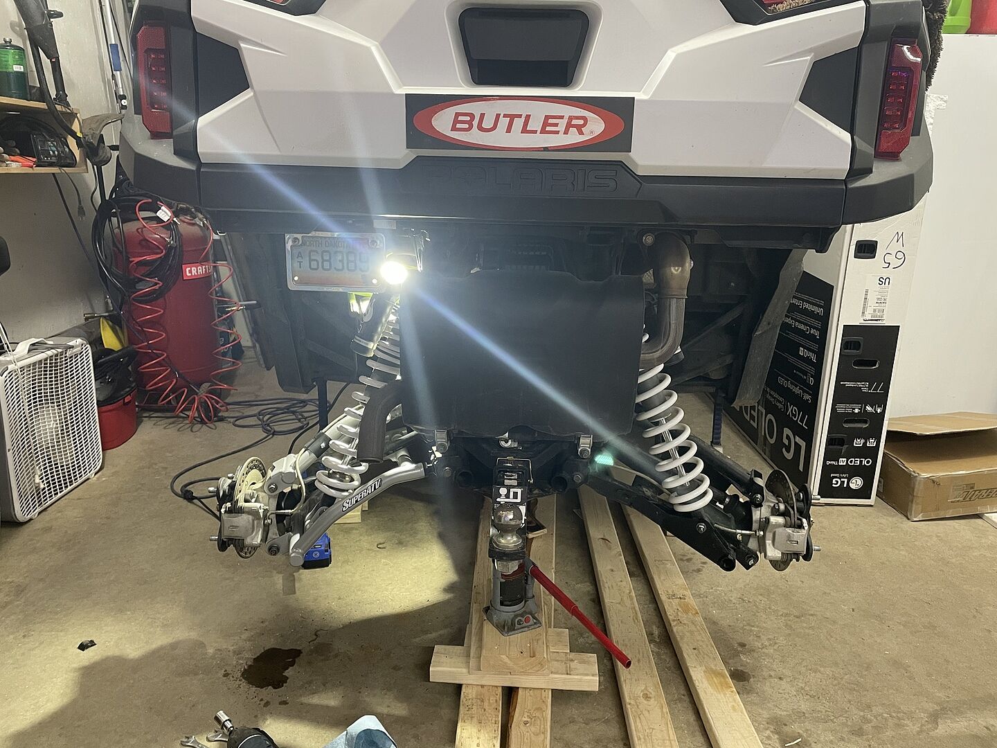 Polaris General High Clearance 1.5" Rear Offset A Arms | SuperATV