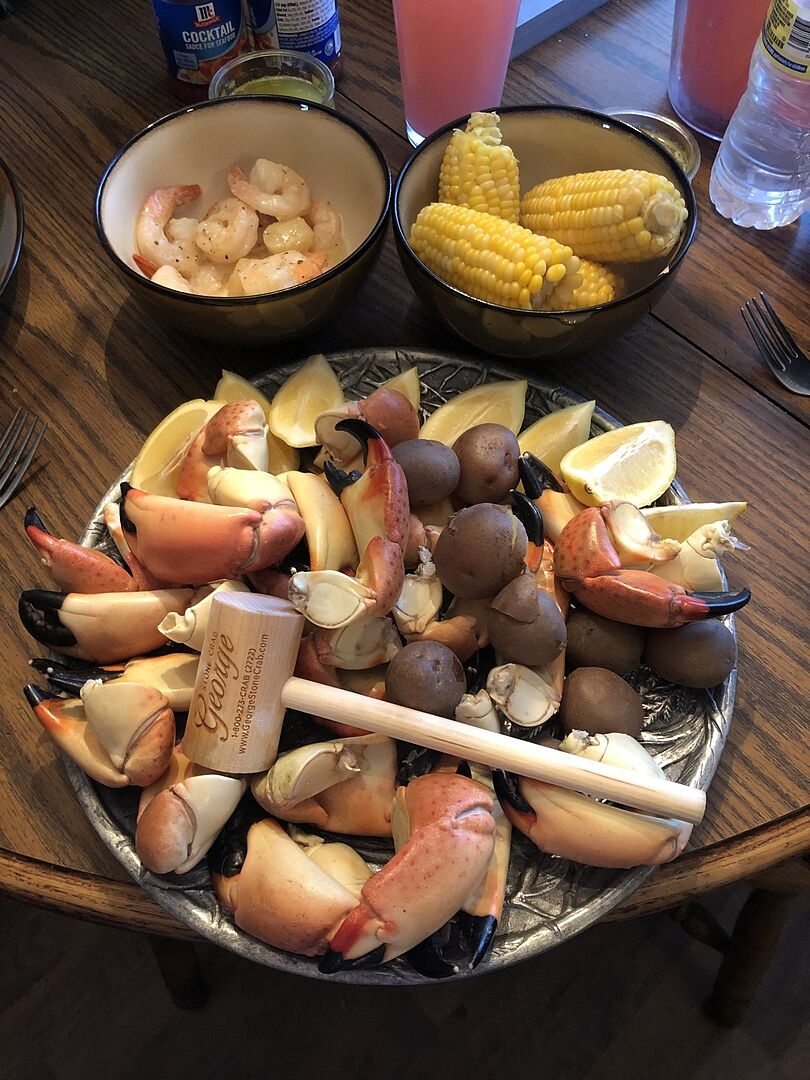 Stone Crab Meal Bundles Options for 2-8 people | George Stone Crab ...