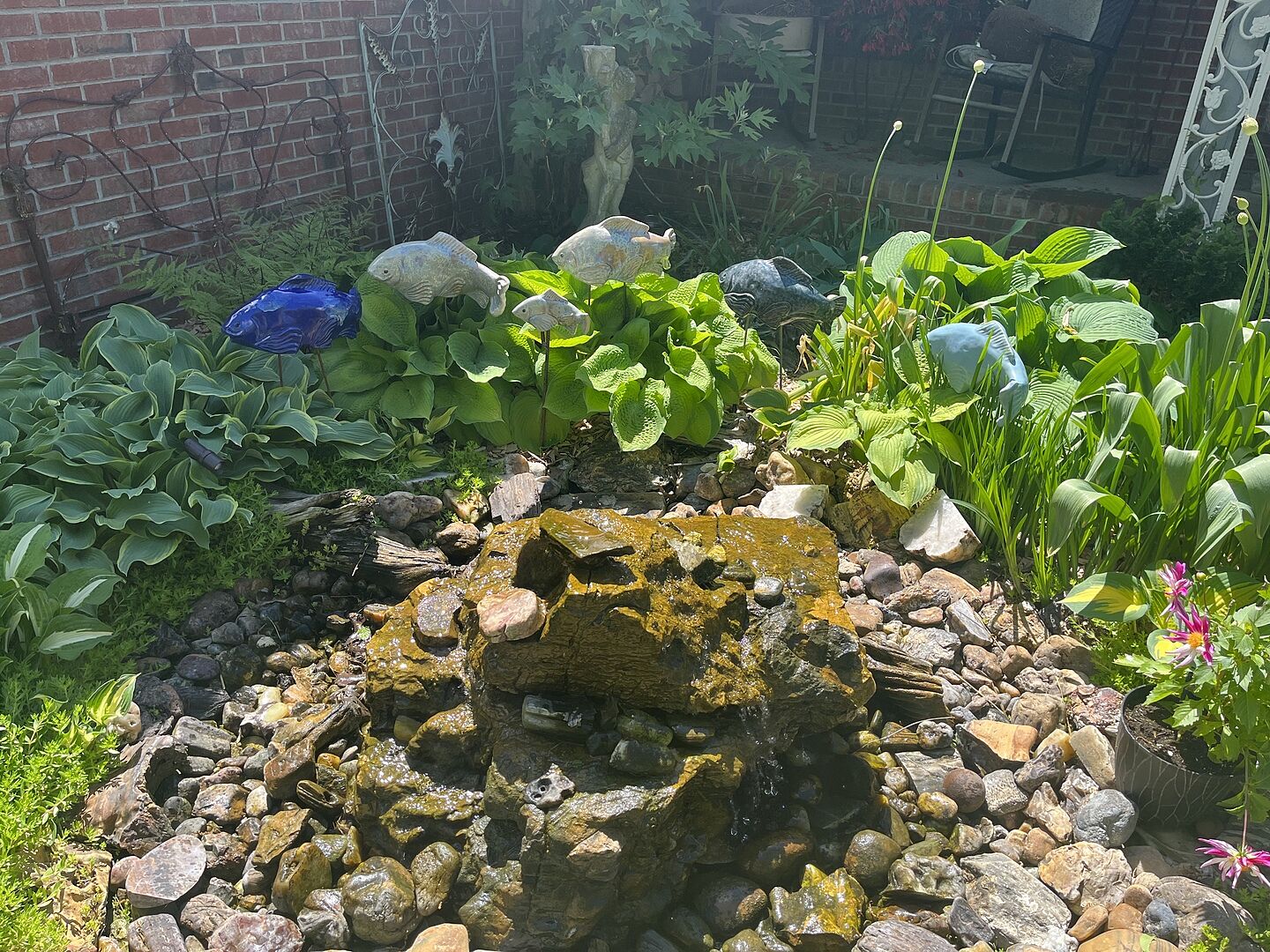 Ceramic Garden Trout | Fish Art | Fish in the Garden