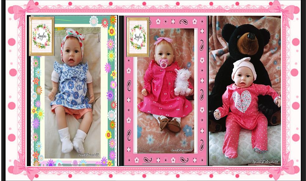 Paradise Galleries Silicone-LikeNewborn Baby Doll Girl - 21 inch Layla