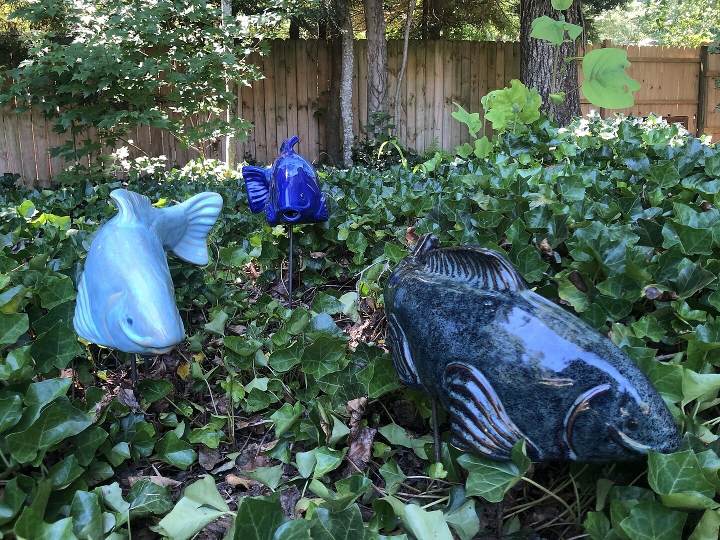 Ceramic Garden Trout | Fish Art | Fish in the Garden