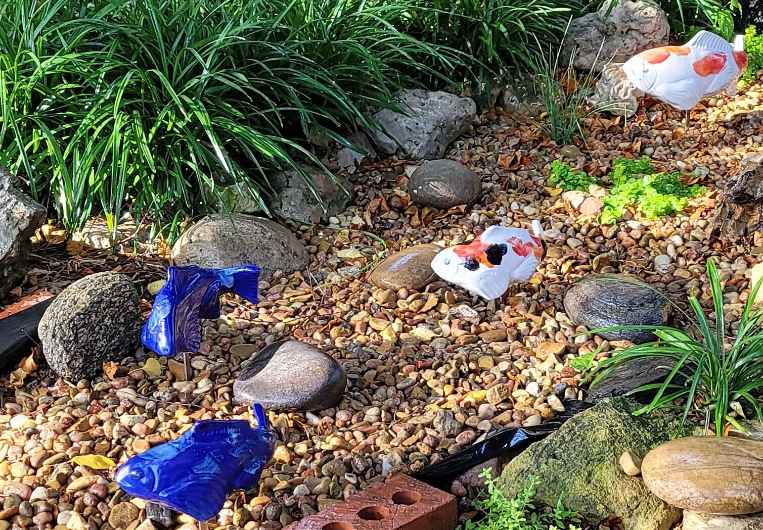 Ceramic Garden Trout | Fish Art | Fish in the Garden