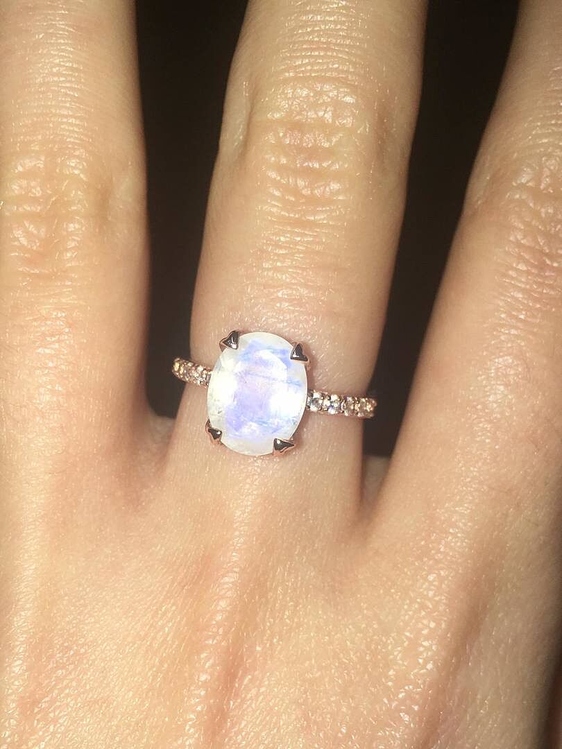 Moonstone Ring - Harlow – Moon Magic