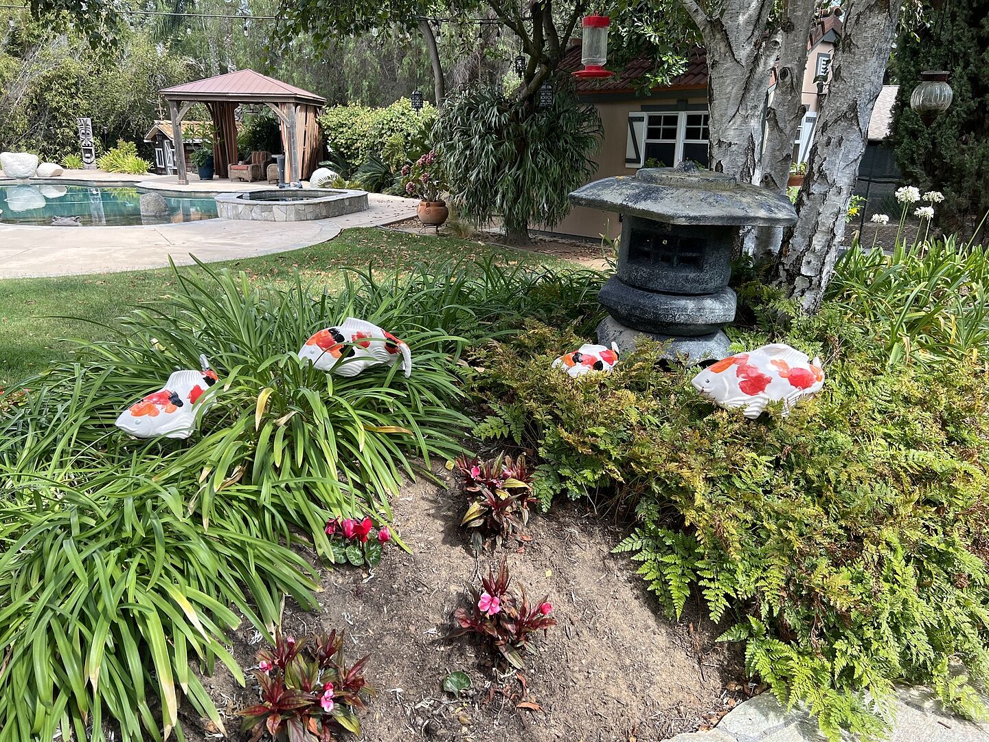 Stainless Steel Garden Fish | Fish in the Garden | Fish Art