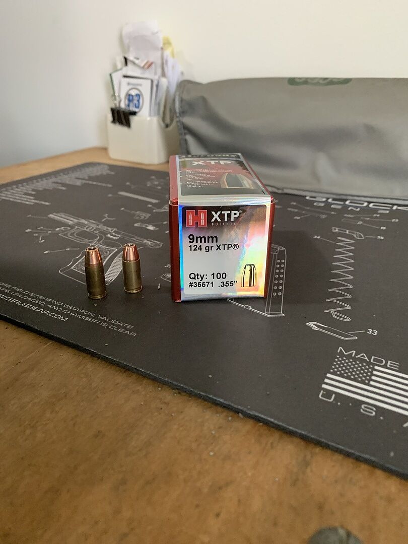 Hornady Handgun Bullets 9mm .355" 124 gr XTPHP 100/ct