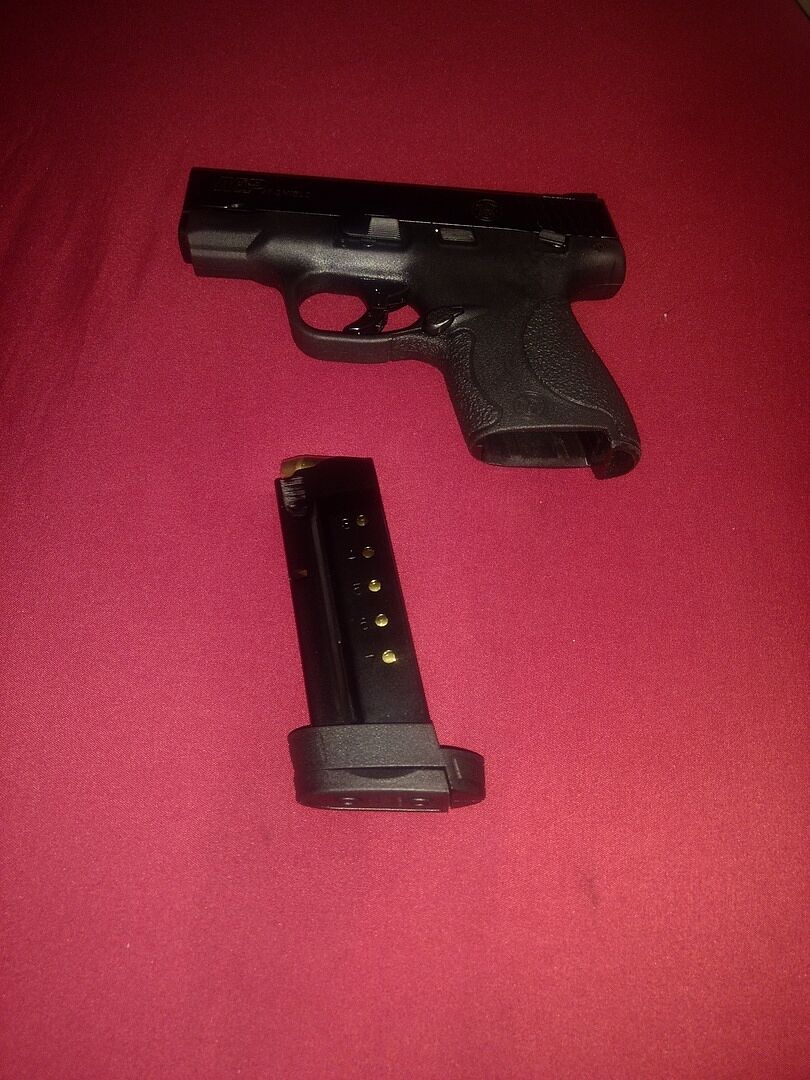 ProMag Steel Handgun Magazine S&W M&P Shield .40 S&W Blued 8/rd