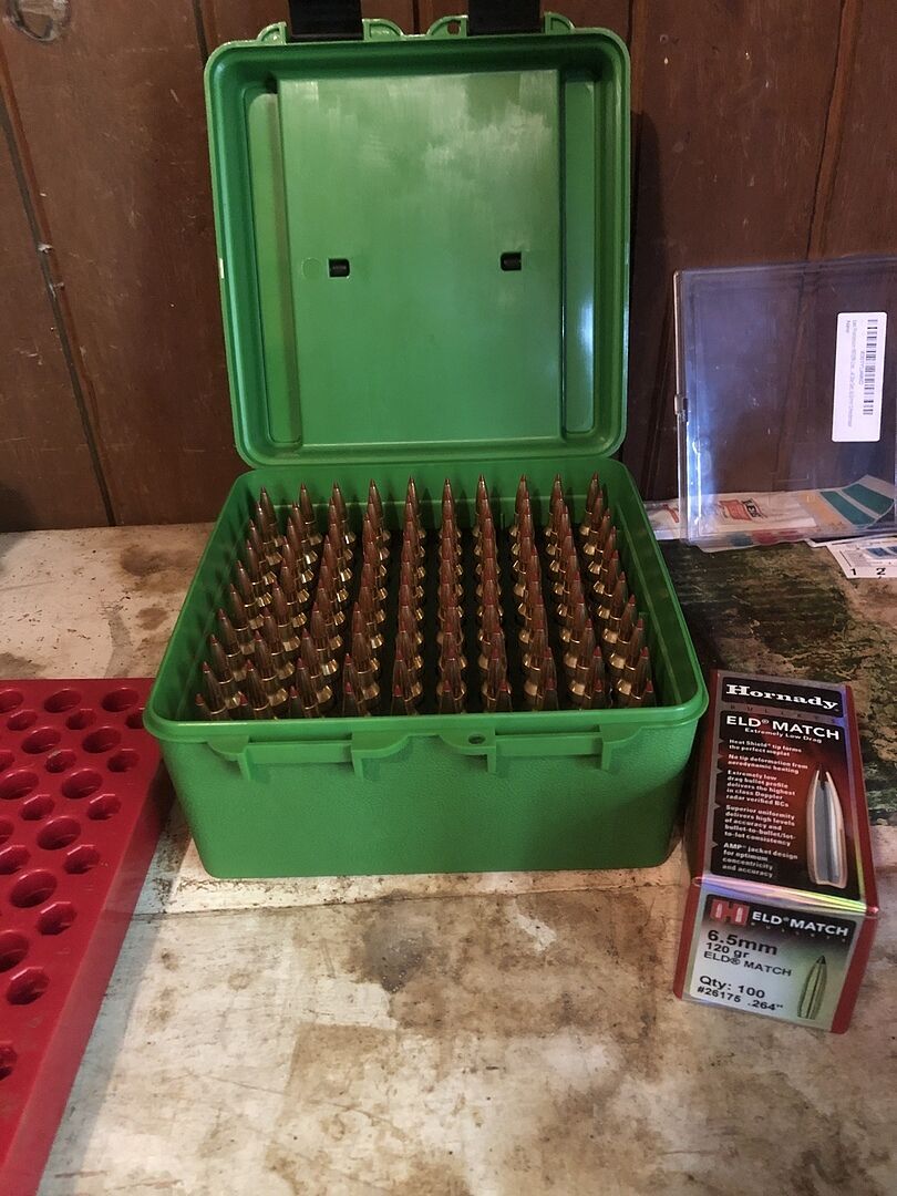 Hornady ELD Match Bullets with Heat Shield 6.5mm .264" 120 gr E...