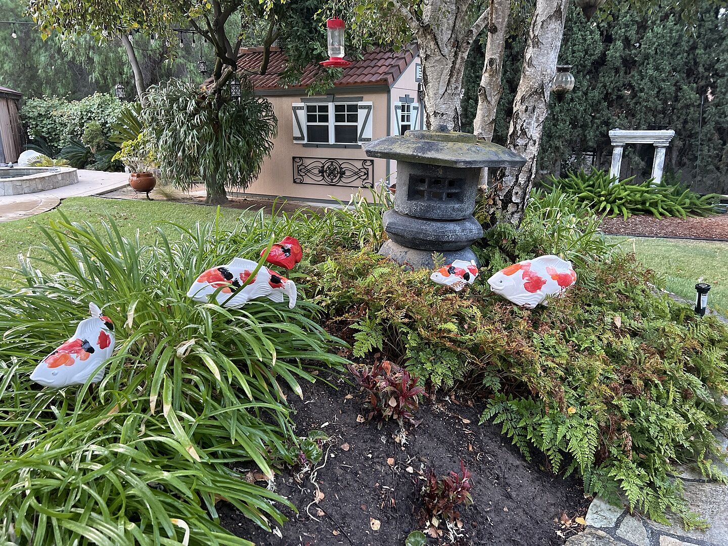 Ceramic Garden Trout | Fish Art | Fish in the Garden