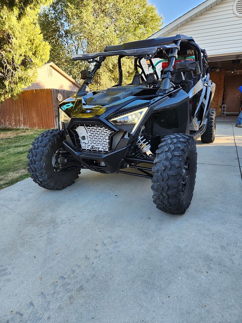 Polaris RZR PRO XP Skull Style Front Grille Insert | SuperATV